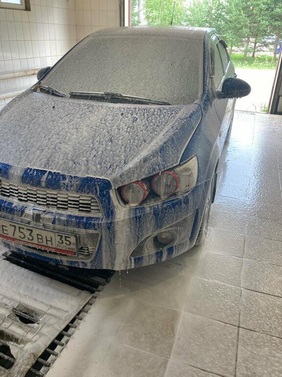 Oto yıkama Автомойка, Vologodskaya oblastı, foto