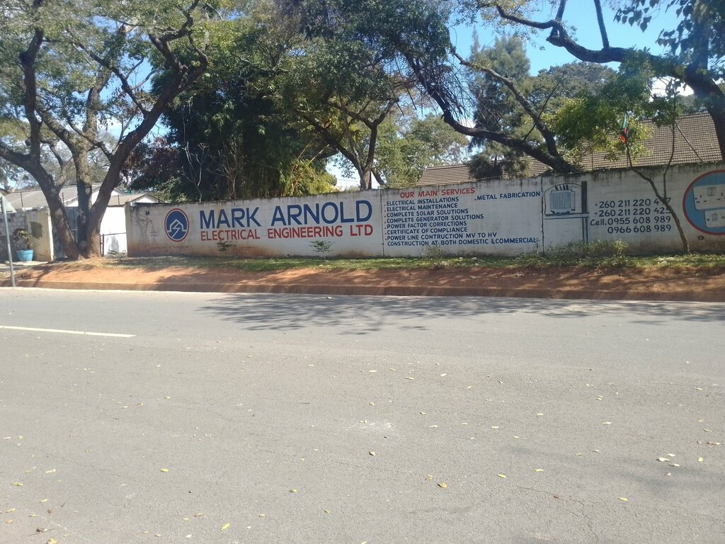 Elektrik ve elektrikli ürün mağazası Mark Arnold, Lusaka, foto
