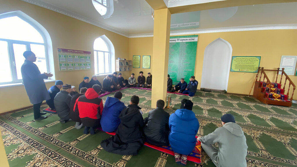 Cami Central Mosque Zhartytobe, Türkistan eyaleti, foto