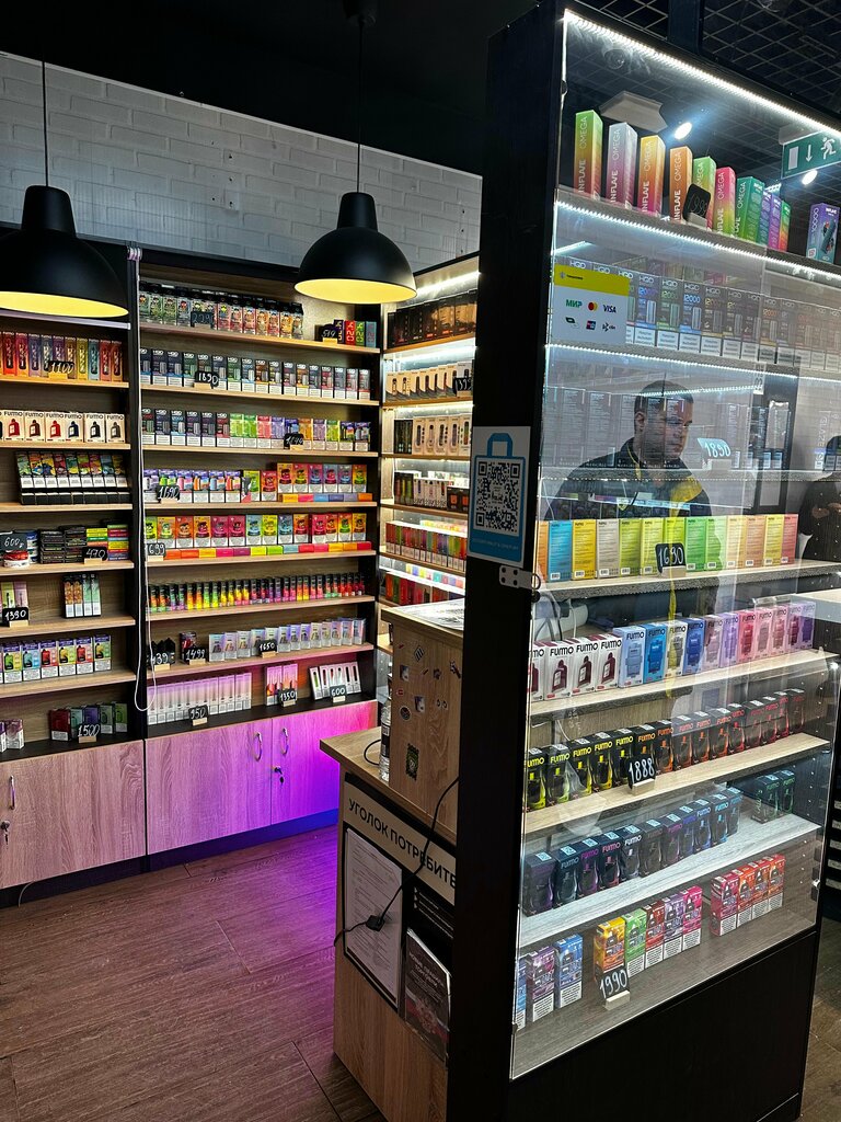Elektronik sigara satış noktaları Pod&me, Moskova, foto