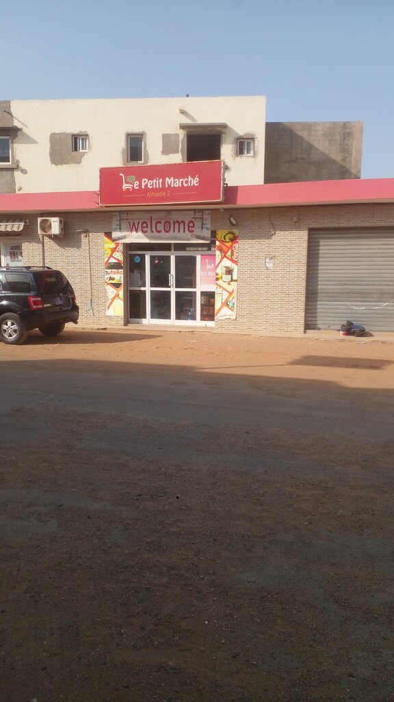 Gıda pazarı Petit Marché, Dakar, foto