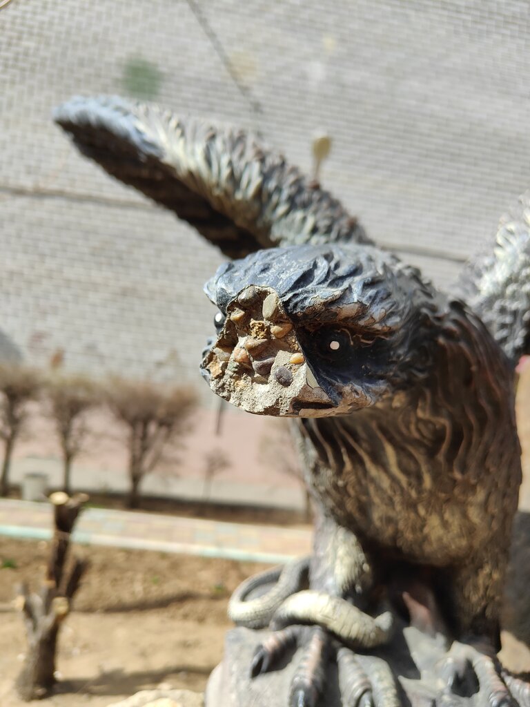 Park, sokak heykeli Орёл, Volgograd, foto