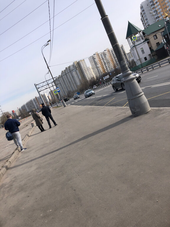 Toplu taşıma durağı 4th Microdistrict of Mitino, Moskova, foto