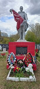 Братская могила (Tver Region, Rzhevskiy munitsipalny okrug, derevnya Sytkovo), anıt, heykel  Tverskaya oblastından