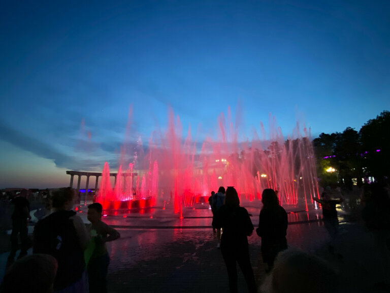 Çeşme Pedestrian Fountain, Habarovsk, foto