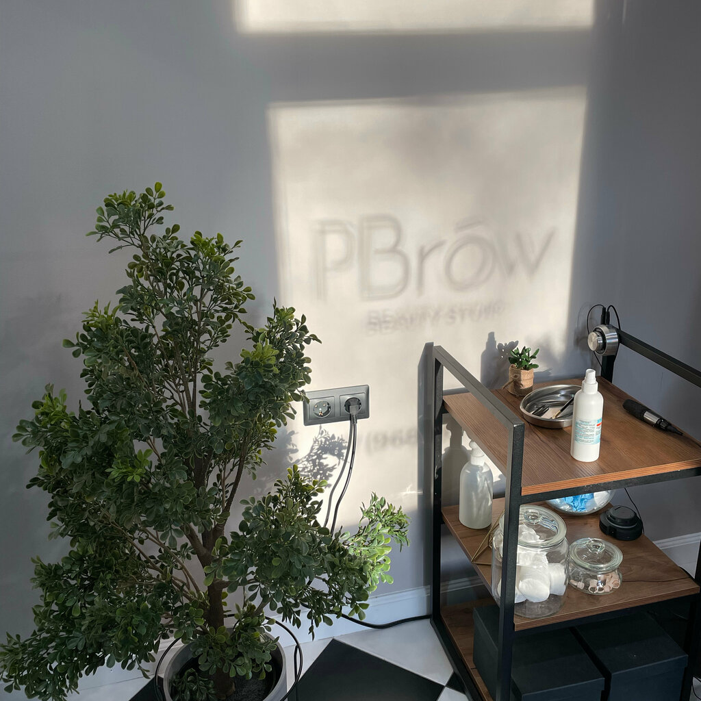 Kaş ve kirpik salonu Pbrow Studio, Moskova, foto