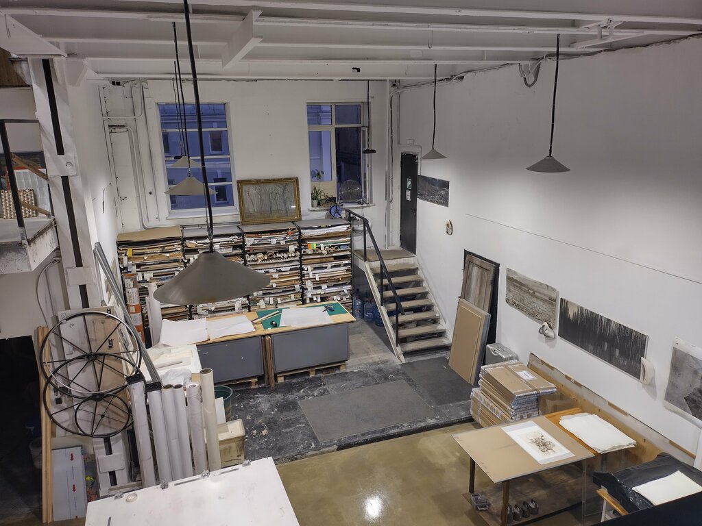 Sanat atölyeleri Piranesi Lab, Moskova, foto