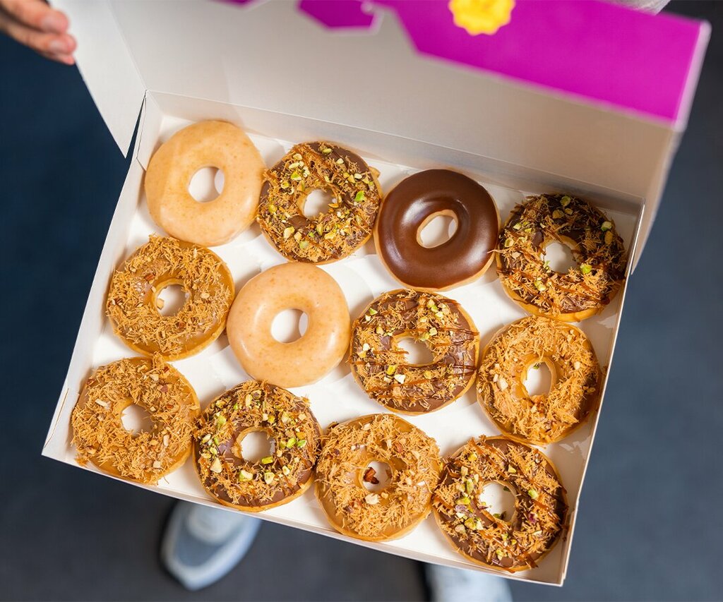 Kahve dükkanları Krispy Kreme, Dubai, foto