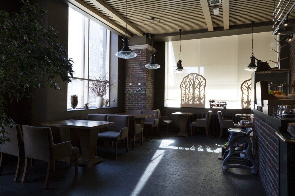 Kafe Zayats i Shlyapa, Moskova, foto