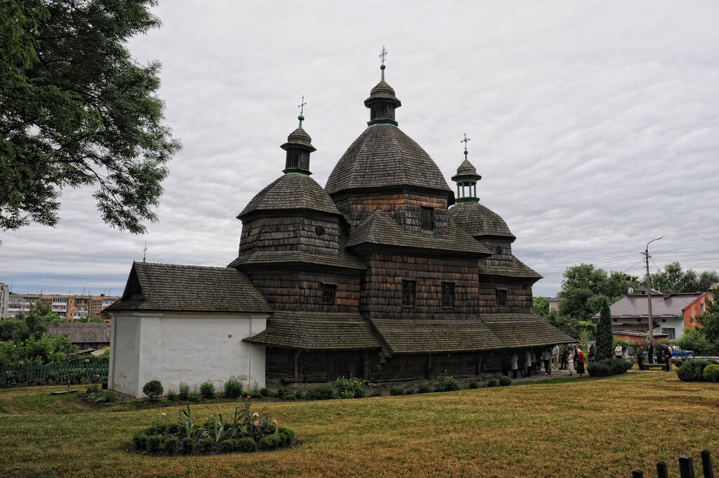 Ortodoks kiliseleri Holy Trinity Church, Zhovkva, Jovkva, foto