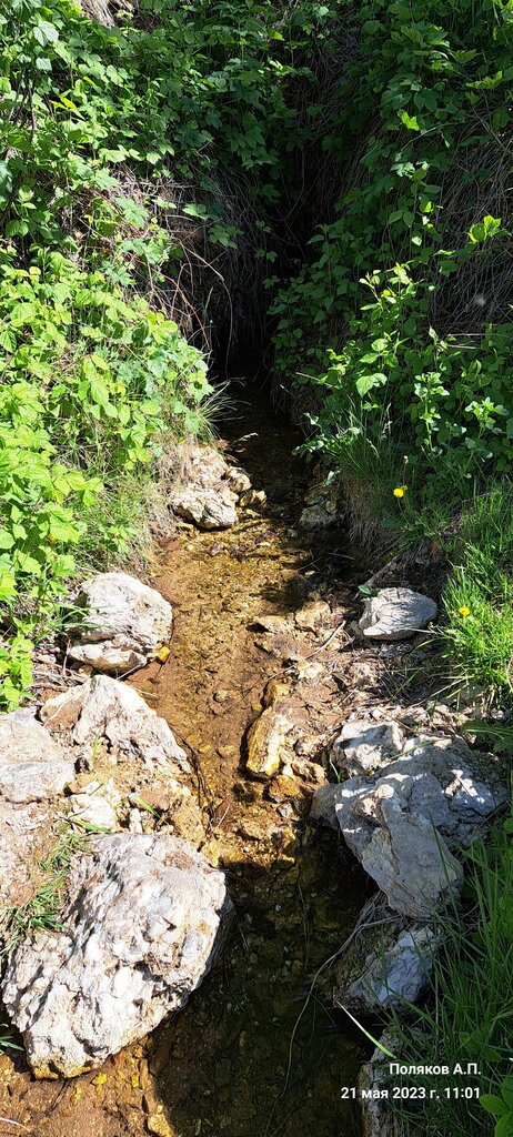 Pınar, çay Spring, stream, Başkurdistan, foto