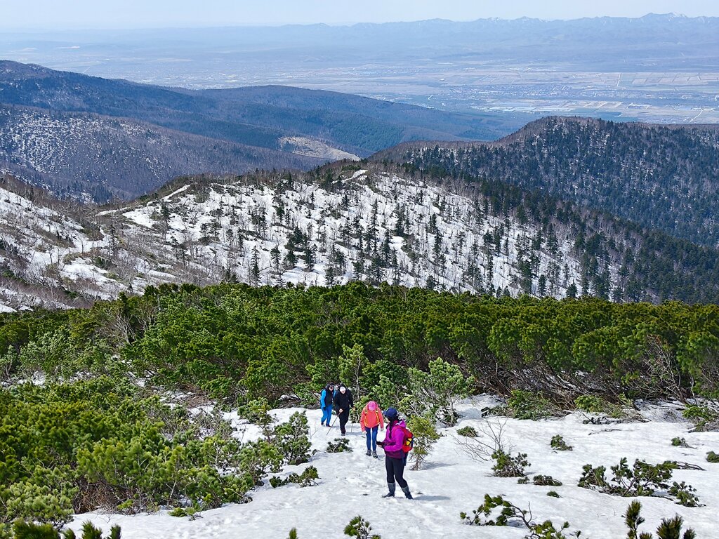 Dağ zirvesi Гора Луга 885 метров, Sahalin Bölgesi, foto