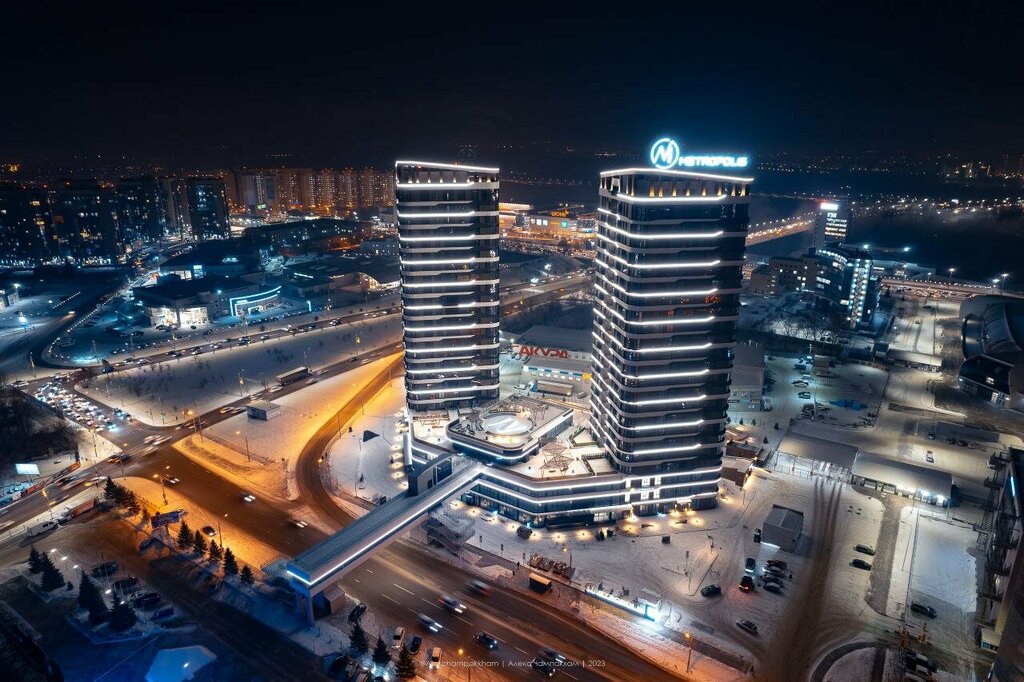 Konut blokları Метрополис, Krasnoyarsk, foto