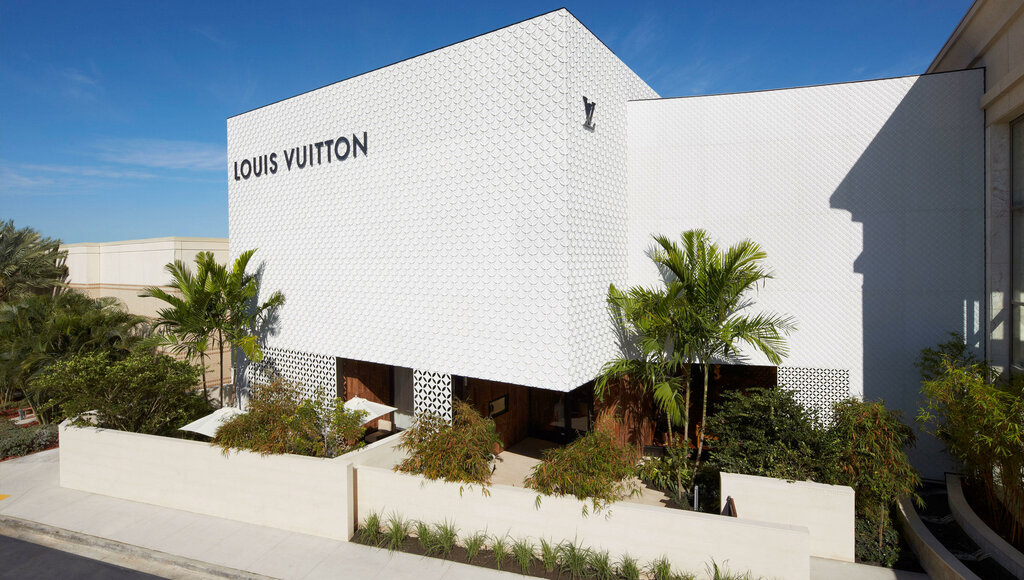 Giyim mağazası Louis Vuitton Aventura, Florida Eyaleti, foto