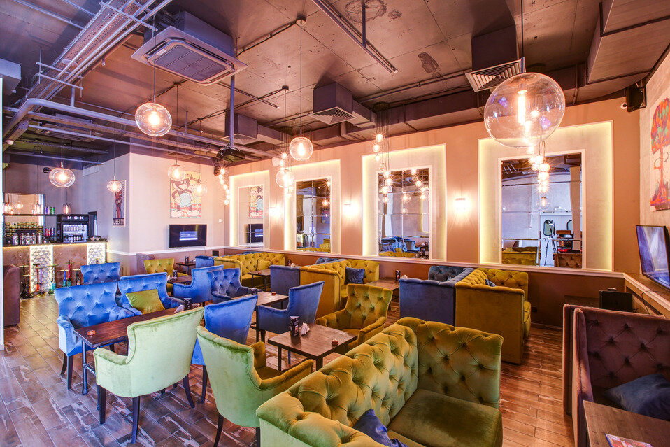 Nargile kafeler Lounge-cafe Msk, Moskova, foto