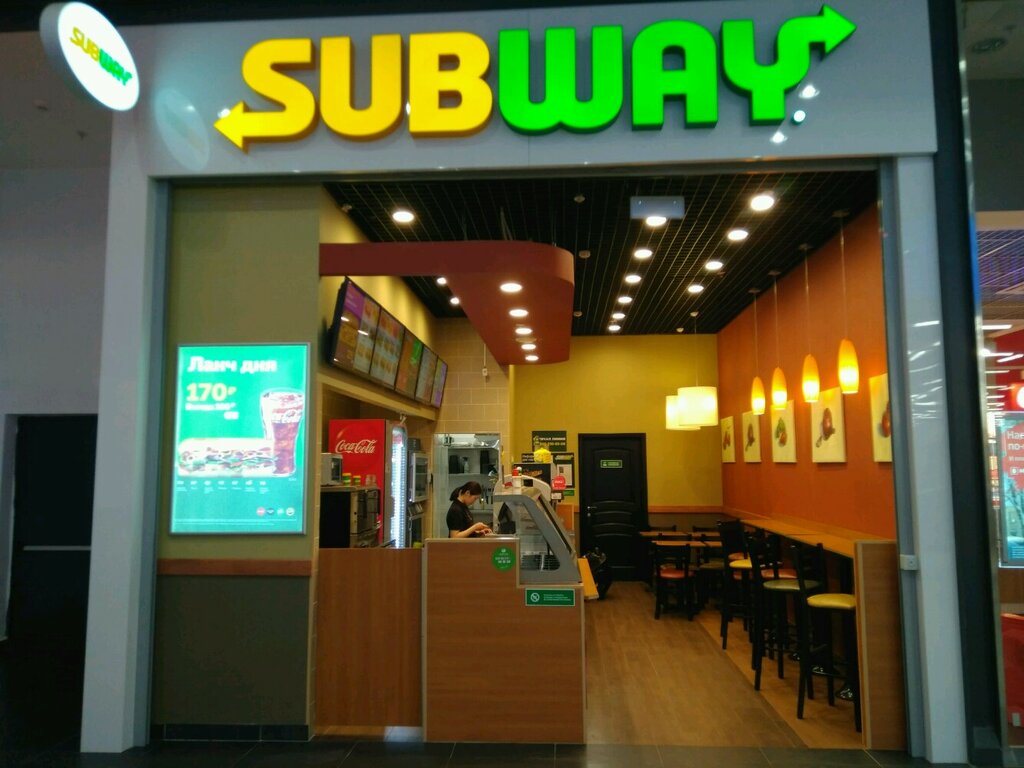 Fast food Subway — Subjoy, Moskova, foto