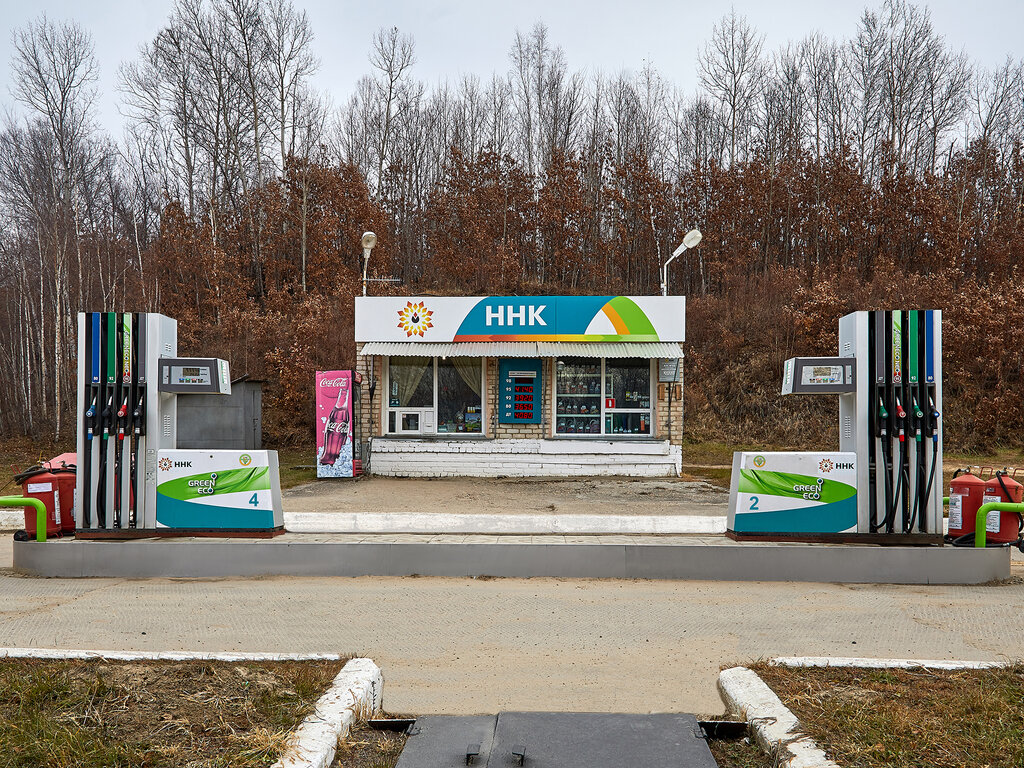 Benzin istasyonu ННК, Amursk Bölgesi, foto