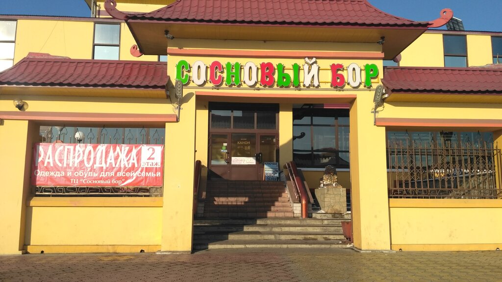 Alışveriş merkezleri Sosnoviy bor, Çita, foto