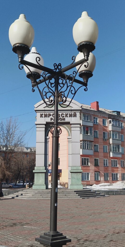 Giriş işareti Кировский район, Krasnoyarsk, foto