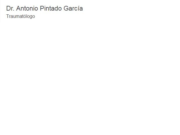 Ortopedik ürünler Dr. Antonio Pintado Garcia, Vigo, foto