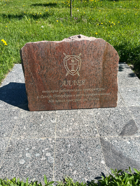 Turistik yerler Аллея памяти, Saint‑Petersburg, foto