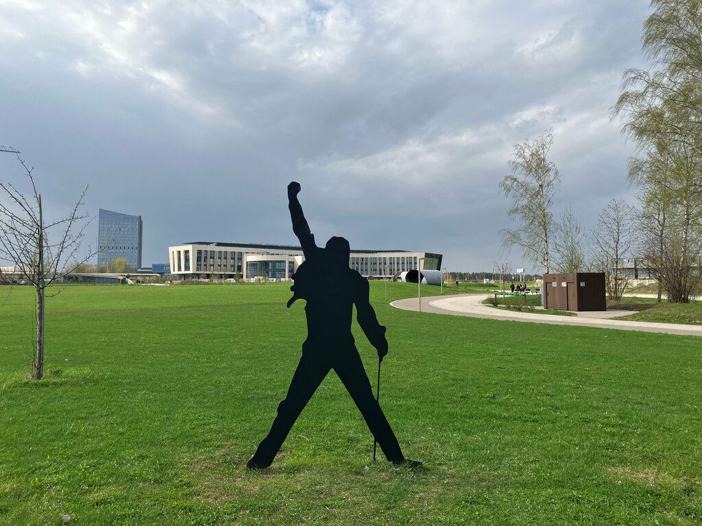 Park, sokak heykeli Фредди Меркьюри, Moskova, foto