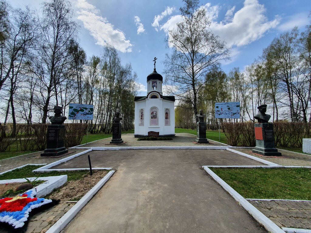 Ortodoks kiliseleri Chapel V Kuzovlevo, Kalujskaya oblastı, foto