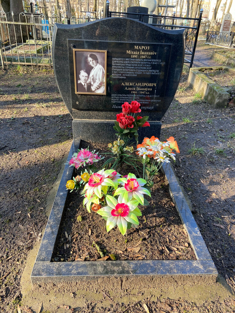 Ünlü kişilerin mezarları Дипломат М.И. Мороз, Minsk, foto