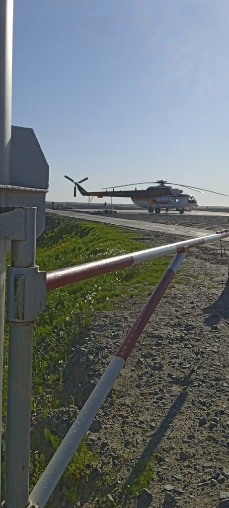 Helikopter pisti вертолётная площадка ОБП Титова, Nenets özerk okrugu, foto