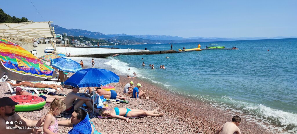Plaj Пляж ООО Санаторий Морской уголок, Aluşta, foto