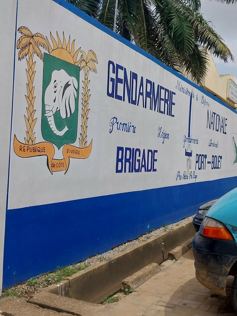 Polis merkezleri National Gendarmerie Port-Bouet Brigade, Abican, foto