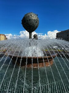 300 лет Ораниенбауму (St. Petersburg, Lomonosov, Verkhniy gorod), çeşme  Lomonosov'dan