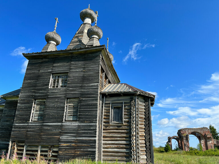 Ortodoks kiliseleri Церковь Воскресения Христова, Arhangelskaya oblastı, foto
