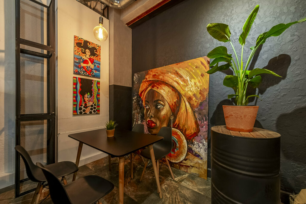 Kahve dükkanları Koi Coffee, Moskova, foto