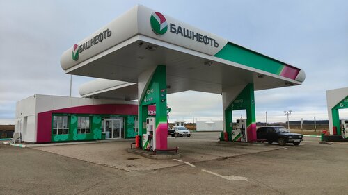 Benzin istasyonu Башнефть, Udmurtiya, foto