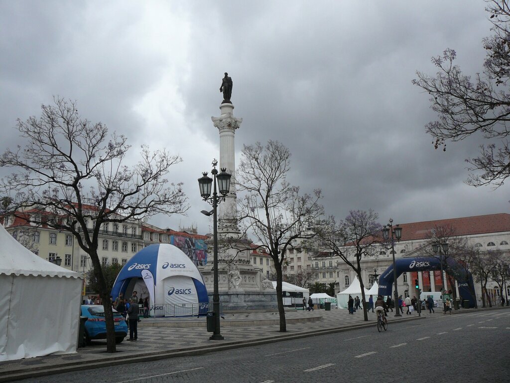 Anıt, heykel Dom Pedro IV, Lizbon, foto