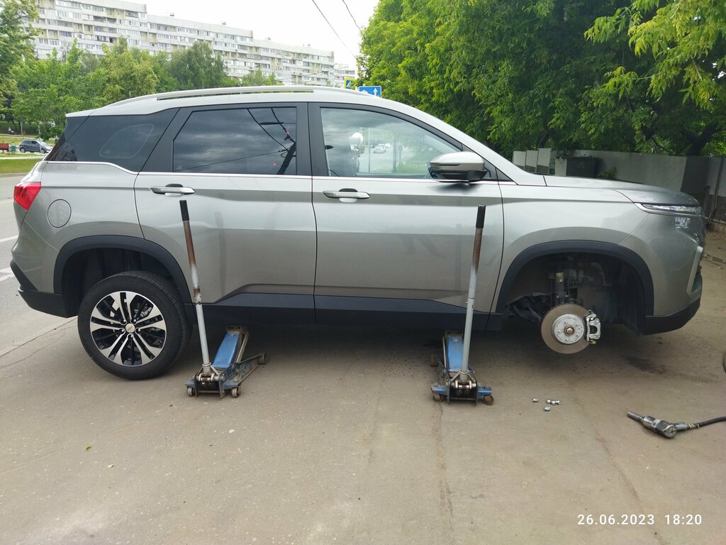 Oto lastik tamiri Шиномонтаж, Moskova, foto