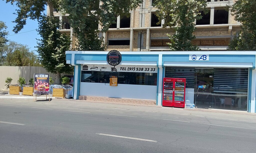 Fast food Shashlik Burger, Buhara, foto