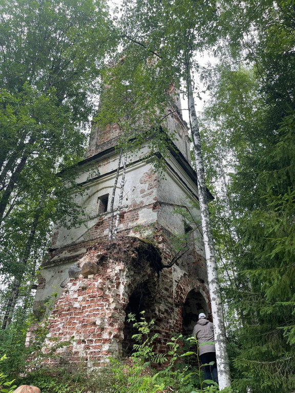 Ortodoks kiliseleri Ачевская Георгиевская церковь, Vologodskaya oblastı, foto
