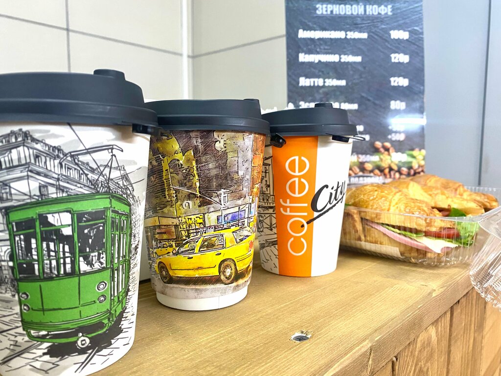Kahve dükkanları CoffeeSwift, Moskova, foto