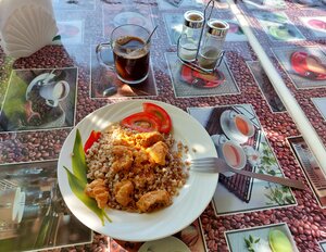 Skazka Russian dishes (Autonomous Republic of Abkhazia, Tkhubuni, Abzhuyskoye shosse), kafe  Gulripş Bölgesi'nden