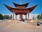 Budist Tapınağı (Republic of Tuva, Kyzyl, Arata Square), pagoda  Kızıl'dan