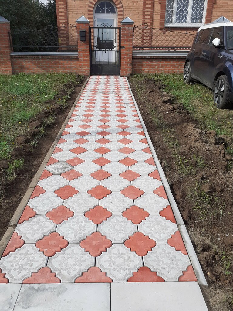 Kaldırım taşları Maria Stroy, Moskova ve Moskovskaya oblastı, foto