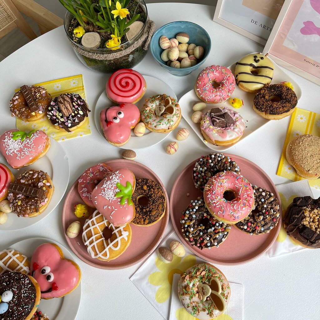 Kahve dükkanları Dunkin' Donuts, Dubai, foto