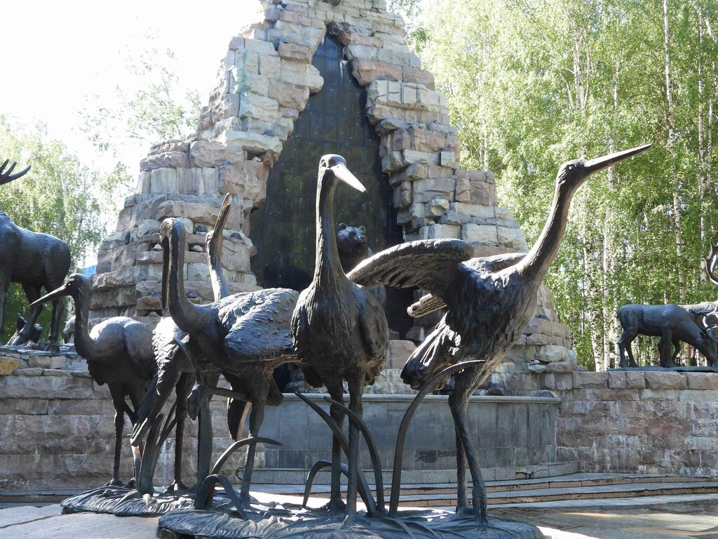 Çeşme Фонтан Обь и Иртыш, Hantı‑Mansi, foto