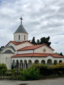 Intercession church in Livadia (Autonomous Republic of Crimea, Yaltinskiy gorodskoy sovet, Urban-Type Settlement of Oreanda, Park-pamyatnik sadovo-parkovogo iskusstva Nizhnyaya Oreanda), ortodoks kiliseleri  Kırım Cumhuriyeti'nden