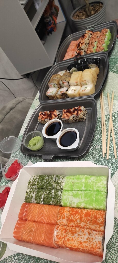 Suşi restoranı Sushi-Pizza 312, Moskova, foto