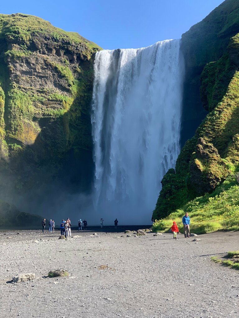 Şelale Skogafoss waterfall, Dünya, foto