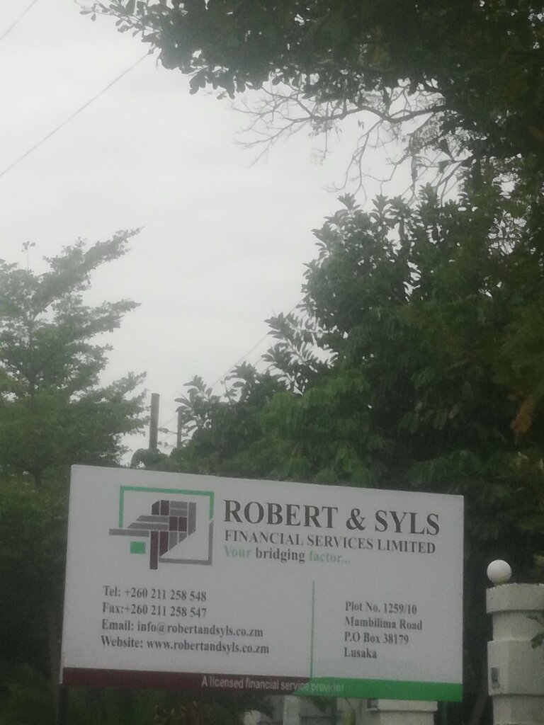 Kredi komisyoncuları Robert& Syls Financial Service Limited, Lusaka, foto