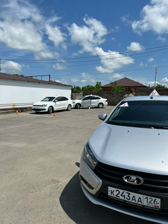 Ehliyet sınav alanı Площадка для вождения, Mikhaylovsk, foto